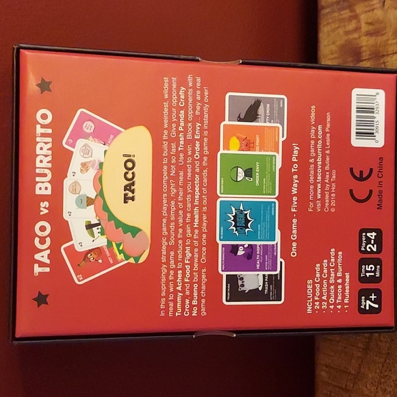 Taco vs burrito card game - threadsolx